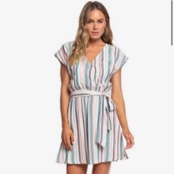 Roxy | Dresses | Roxy Peace Of Mind Strip Dress | Poshmark